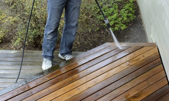 Should You Power Wash A Deck