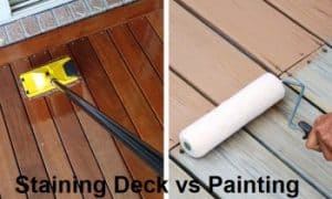Staining Deck vs Painting: Which Is Better?